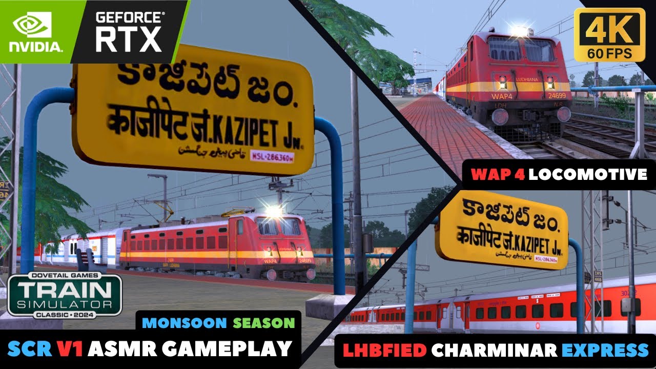 Experience the BEST Virtual Railway Journey EVER on 12759 Charminar ...