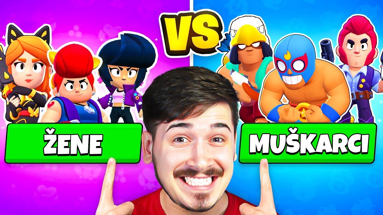 KOJI SU JAČI BRAWLERI MUŠKI ILI ŽENSKI?! :O Brawl Stars! - YouTube