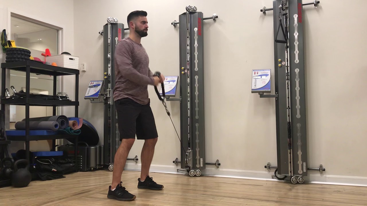 Cable Chop Lift - YouTube