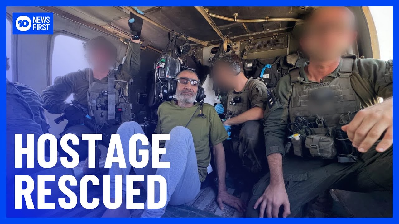 Israeli Commandos Rescue Hostage From Gaza Tunnels | 10 News First ...