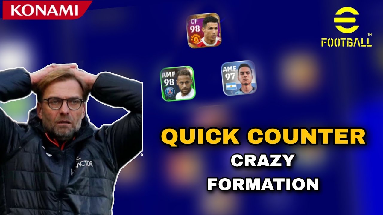 Got A Crazy Formation 🤯 || best formation for quick counter efootball ...