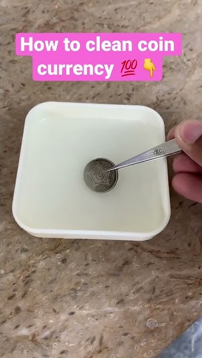How to clean Coin Currency #shorts #youtubeshorts - YouTube