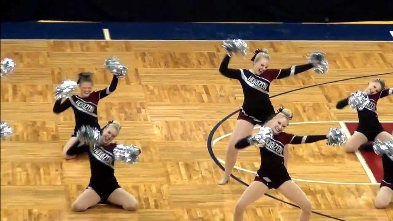 Copy of 2013 Horizon High State Poms Competition - YouTube