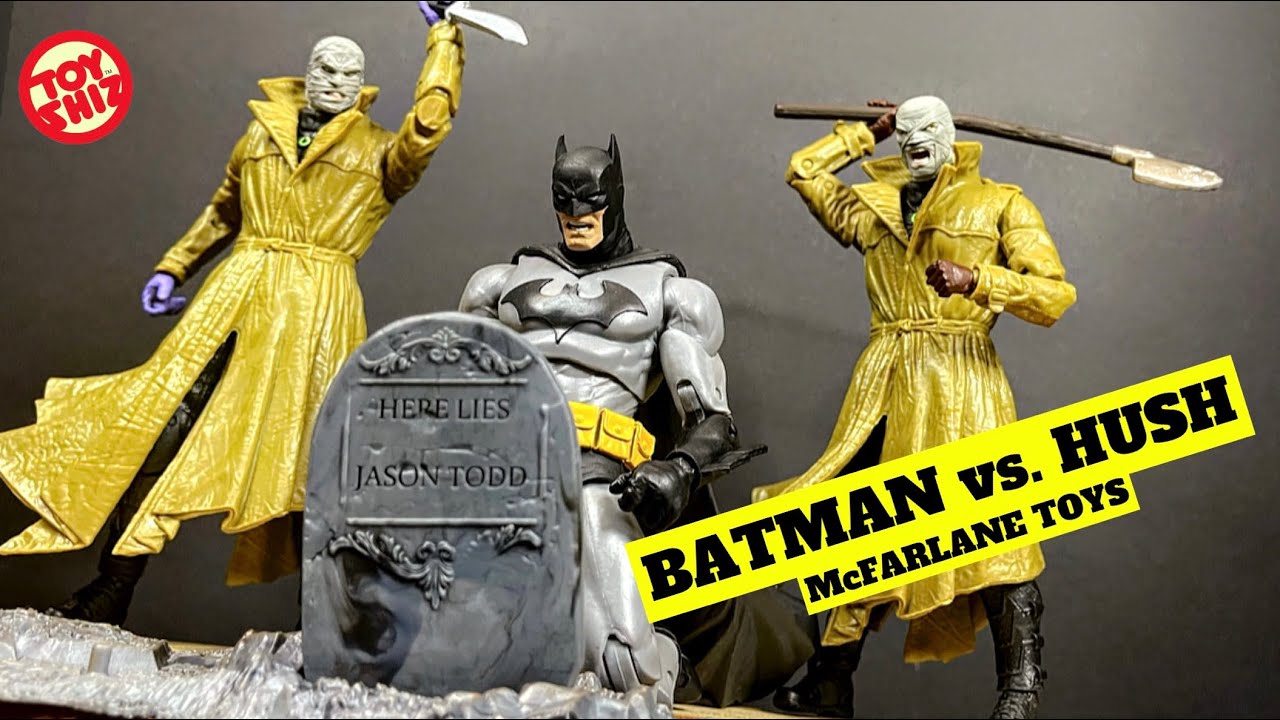2022 BATMAN vs. HUSH (single & 2 pack) | DC Multiverse | McFarlane Toys ...