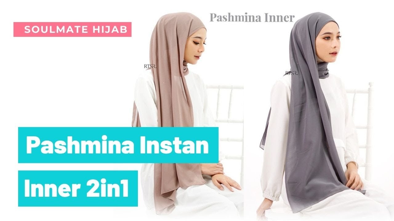 Cara Pakai Pashmina Instan Inner 2in1 - Pastan - Pashmina Inner 2in1 ...
