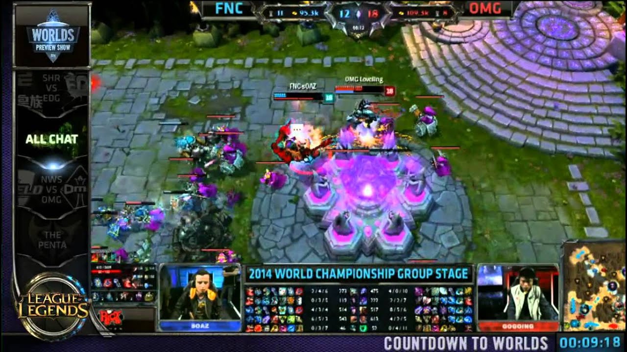 League of Legends World Championships 2014 - All chat from OMG vs ...