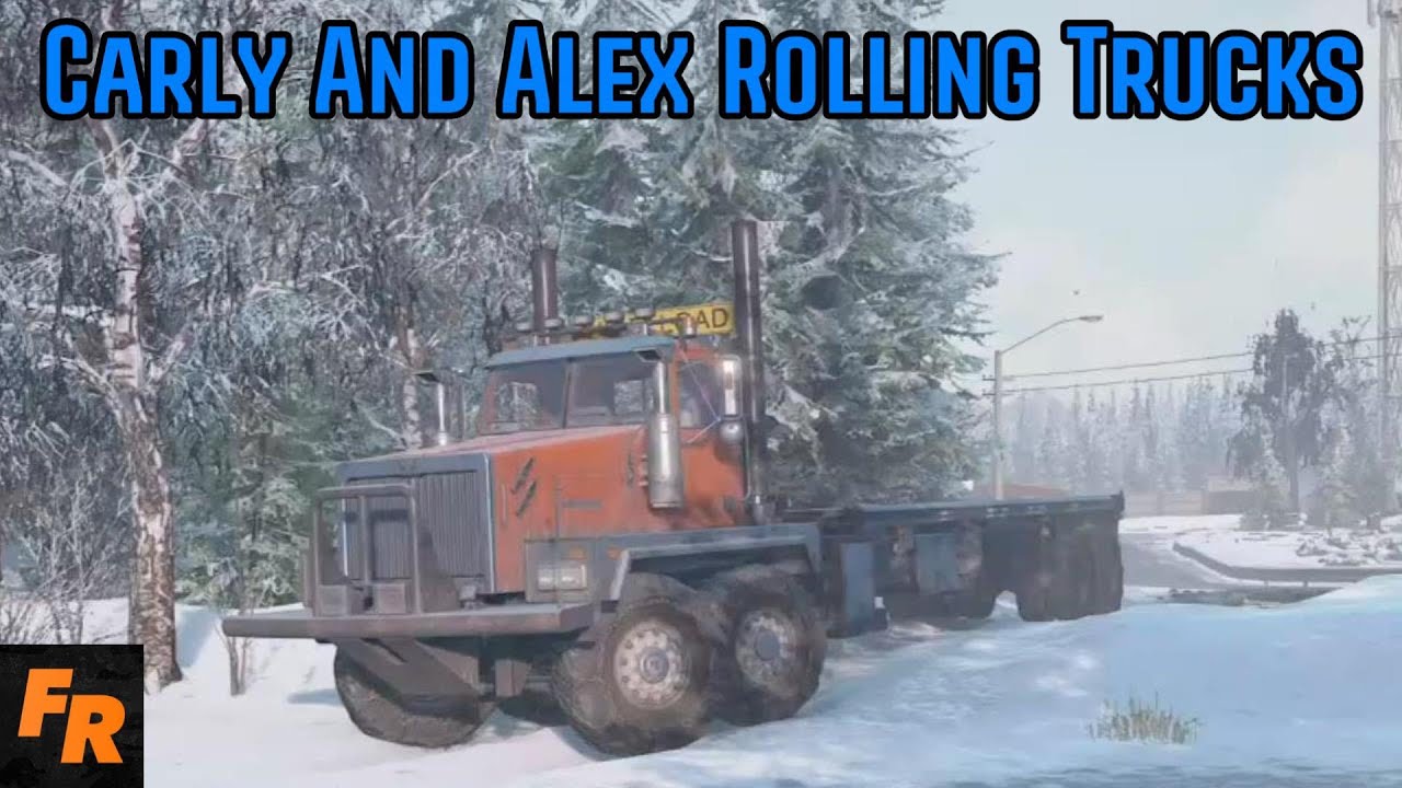Carly And Alex Roll Some Trucks- Snowrunner Live! - YouTube