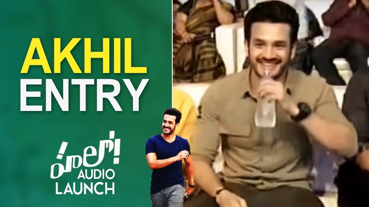 Akkineni Akhil Entry @ Hello Movie Audio Launch | TFPC - YouTube