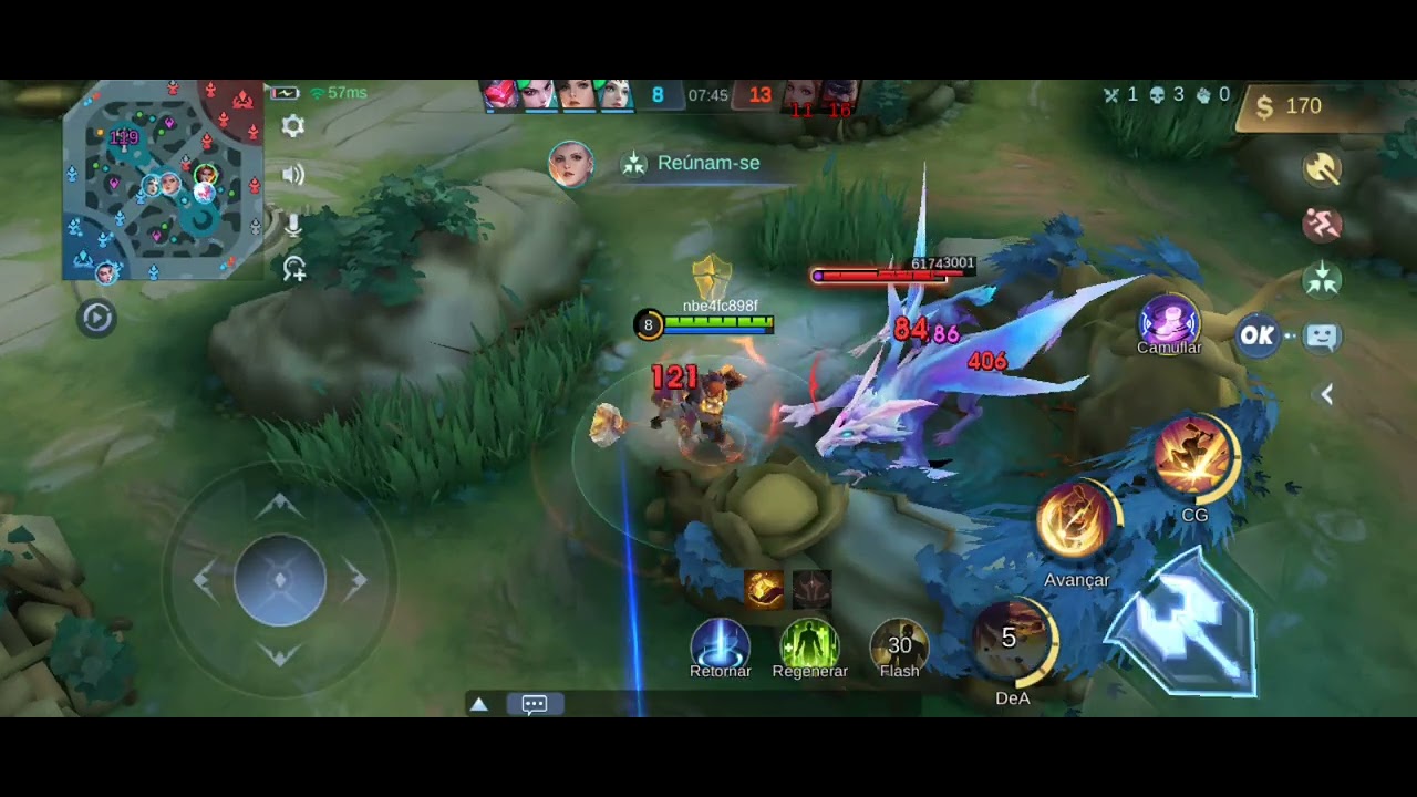 gameplay tigreal mobile legends bang bang (derrota) - YouTube