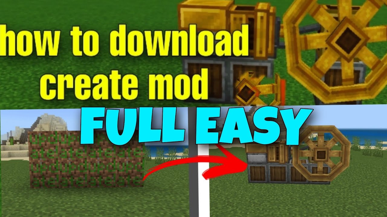 EASY DOWNLOAD CREATE MOD IN BEDROCK EDITION 1.19.10 |MINECRAFT - YouTube