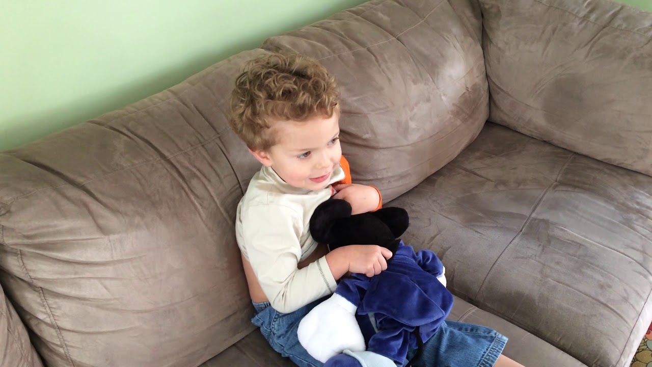 Baby Mickey is hungry - YouTube