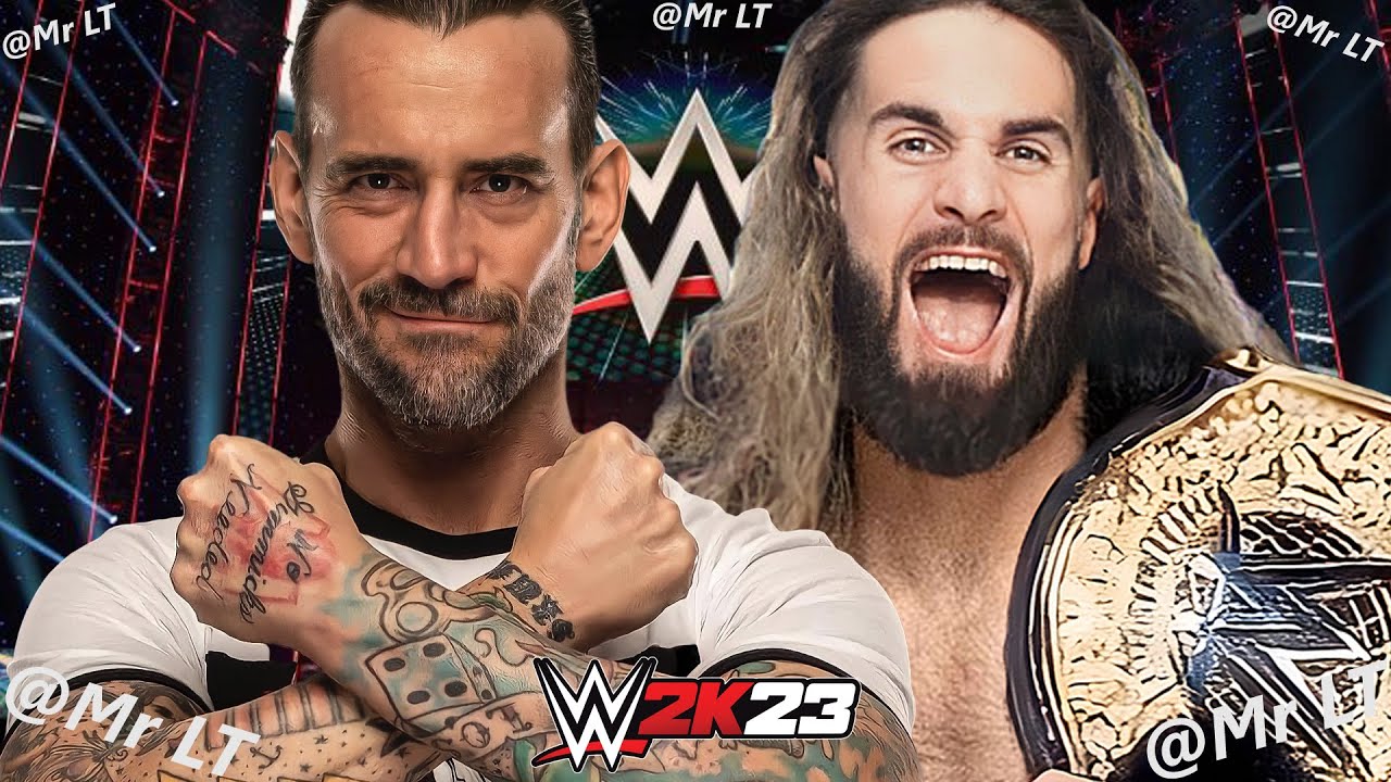 CM PUNK vs SETH ROLLINS | WWE 2K23 - YouTube