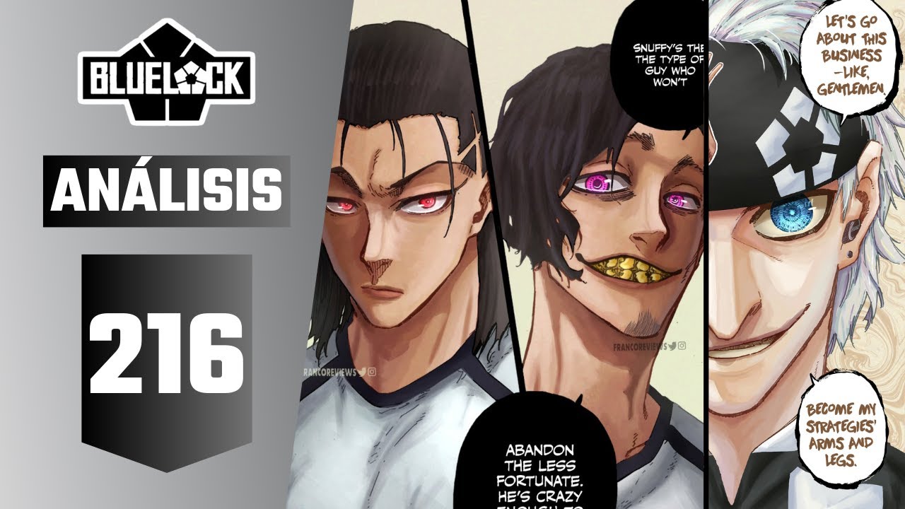 SNUFFY: ¿GENIO O LOCO | BLUE LOCK 216 ANÁLISIS - YouTube