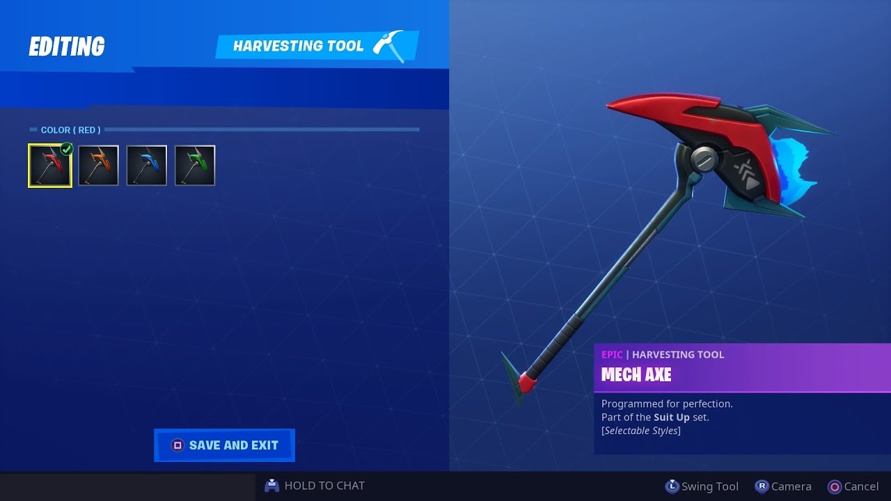 FORTNITE MECH AXE UNLOCKED!! (SHOWCASE) - YouTube