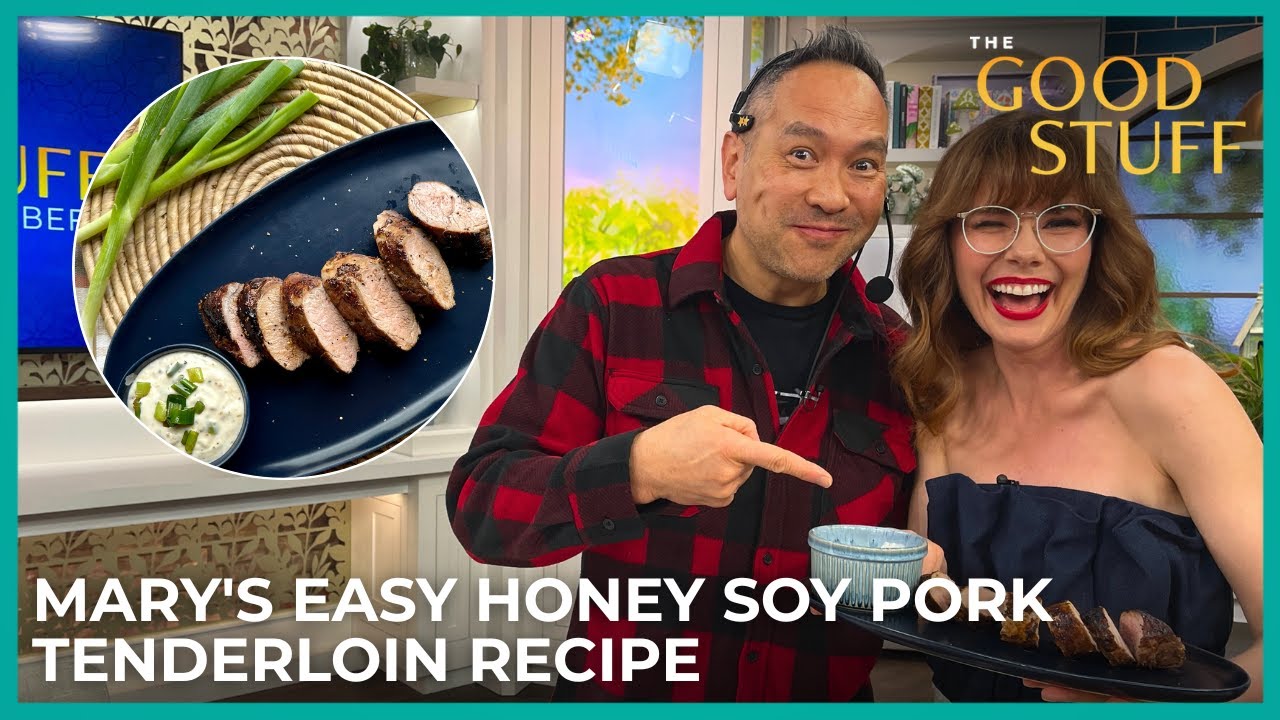 Mary's Easy Honey Soy Pork Tenderloin Recipe | The Good Stuff with Mary ...