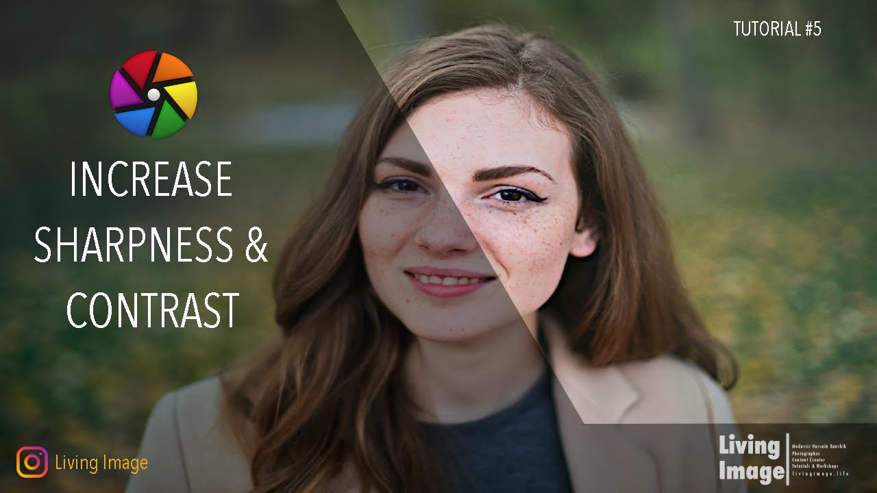 How to Sharpen an Image in Darktable | Increase Contrast and Clarity ...