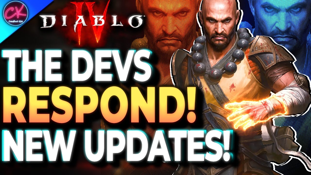 Diablo 4 - Dev Team Respond & Bring Updates! More HUGE News Coming ...