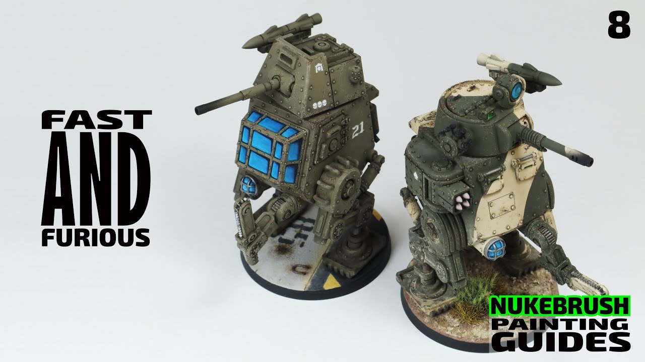 Imperial Guard Sentinel - Two Paint Schemes| Painting guides ...