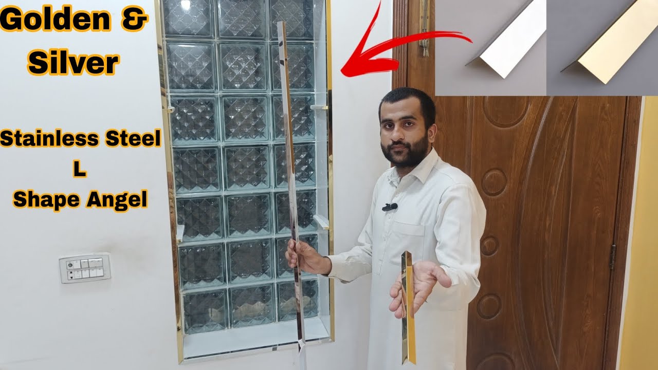 How to install L Shape Angel ? | Interior design | complete demo - YouTube