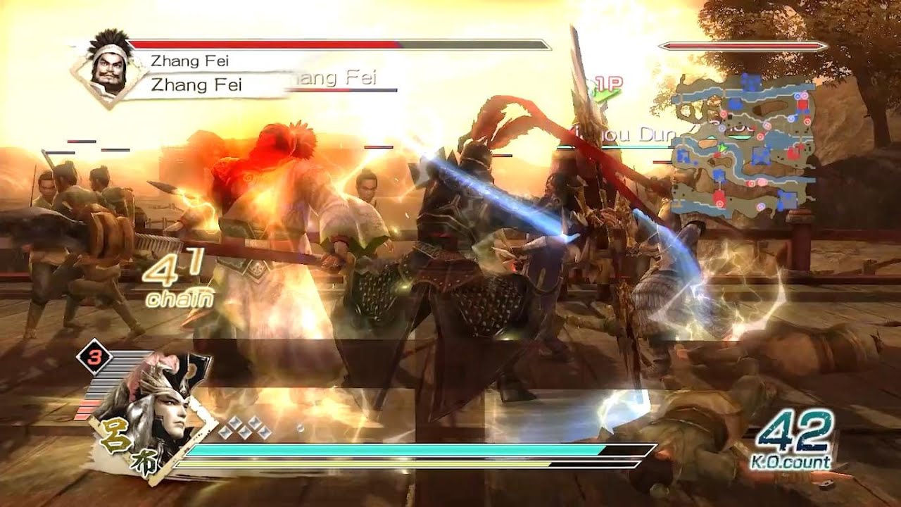 Dynasty Warriors 6 - Lu Bu - Free Mode - Chaos Difficulty - Battle of ...