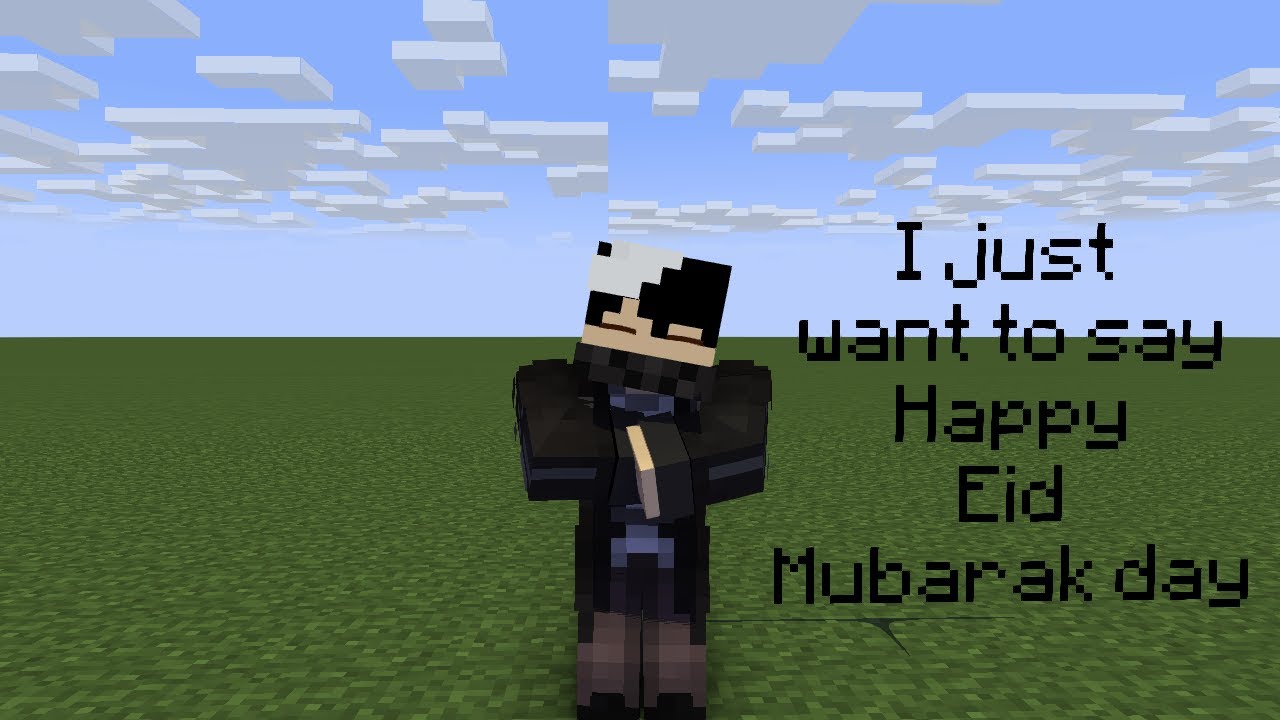 Happy Eid Mubarak day | A short minecraft animation - YouTube