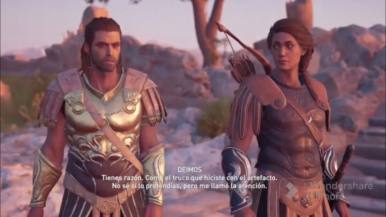 ASSASSIN’S CREED ODYSSEY: KASSANDRA HABLA CON ALEXIOS/DEIMOS - YouTube