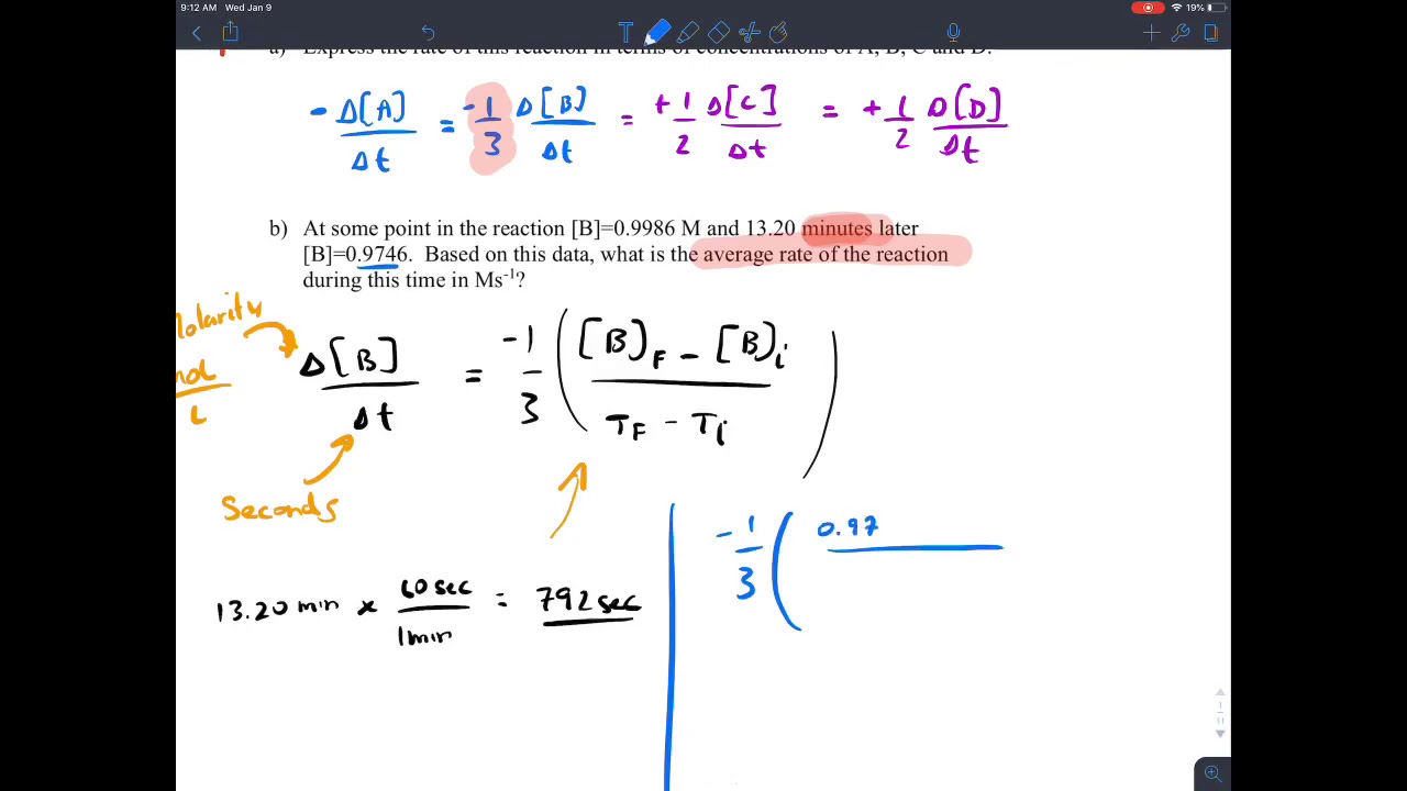 Ch.14 - Kinetics Determining Average Rates of Reactions Pt. 1 - YouTube