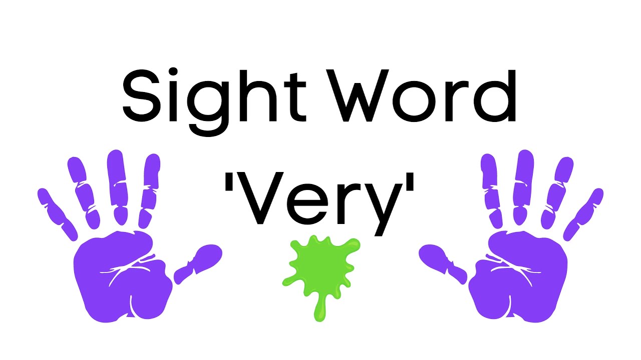 Sight Word 'Very', Sense of Touch, Reading, Five Senses, Textures ...