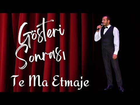 #Show sonrası misafirlerle tema at maje