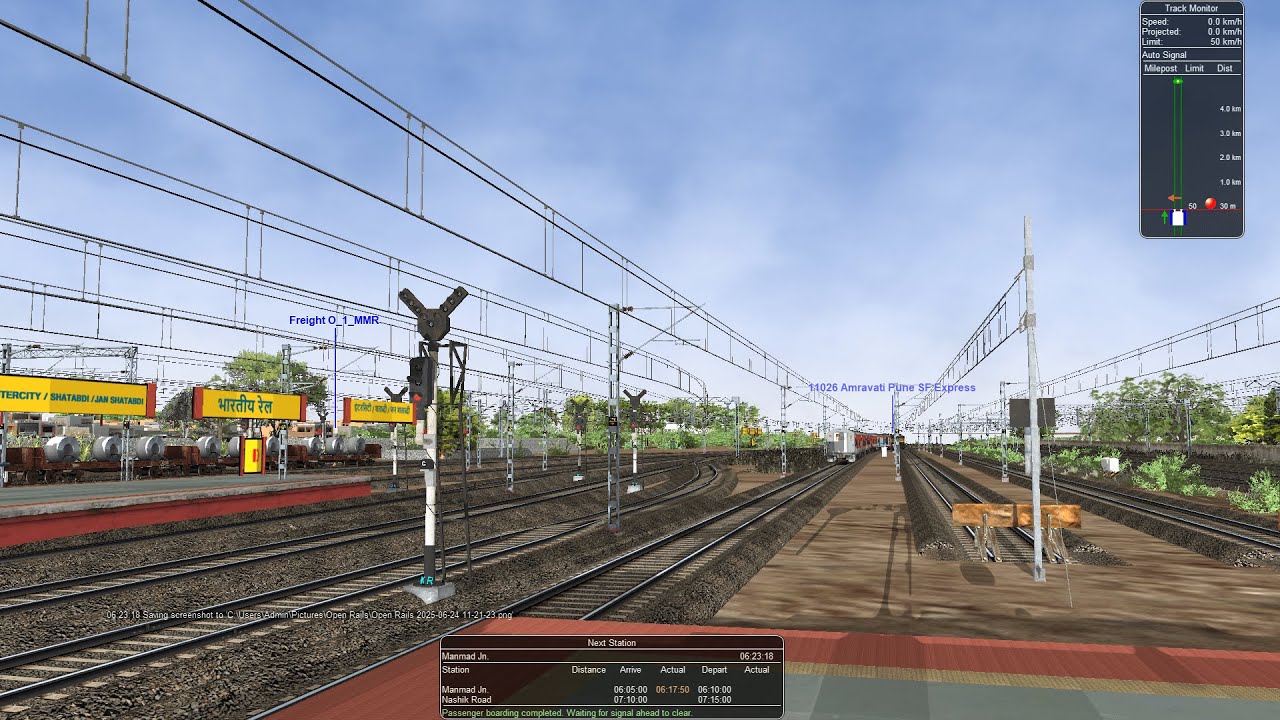 15708 Amrapali Express In Microsoft Train Simulator (MSTS) Commentry ...