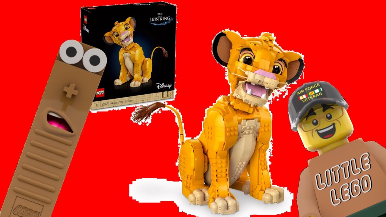 LEGO Simba: The Lion King (Detailed Review) - YouTube