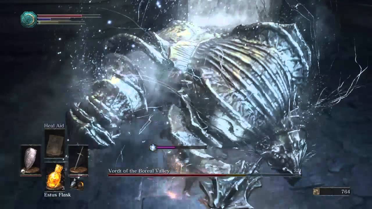 Dark Souls 3. Vordt of Boreal Valley. First attempt. - YouTube