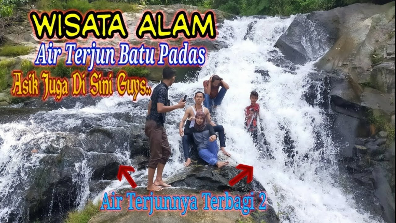 VIRAL - AIR TERJUN BATU PADAS // Kec.Bandar Pulau - YouTube