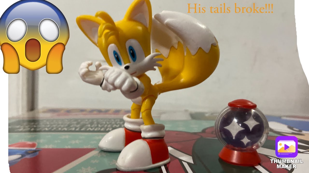 Wave 1 Modern Tails action figure!! HIS TAILS BROKE! - YouTube