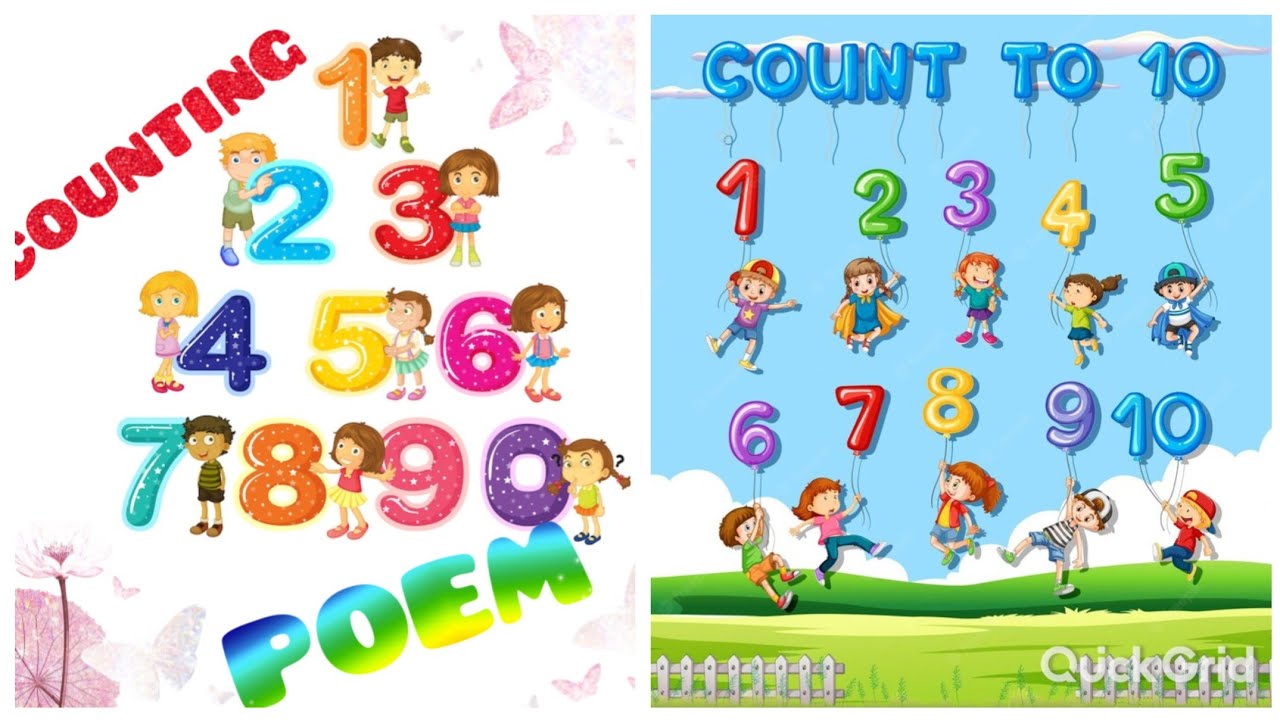 counting poem 1 to 10 - YouTube
