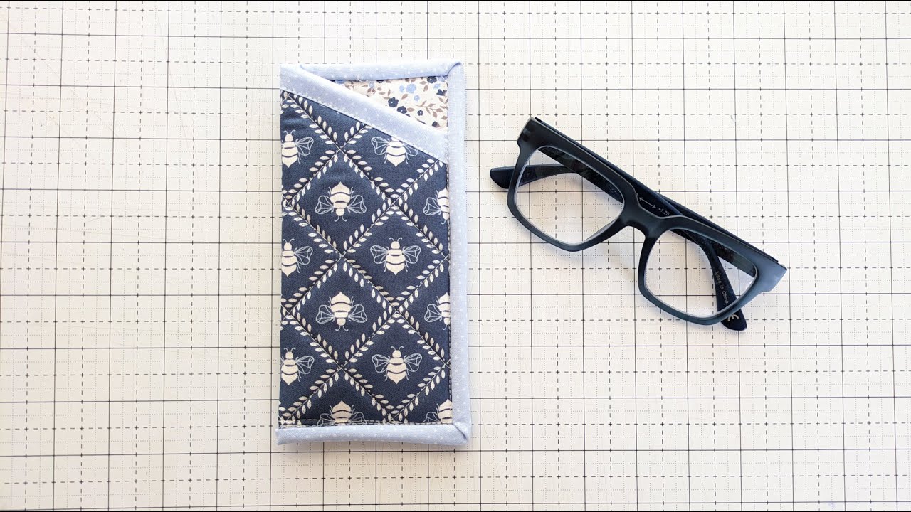 Lennon Eyeglasses Pouch || Fast and Easy Sewing Pattern - YouTube