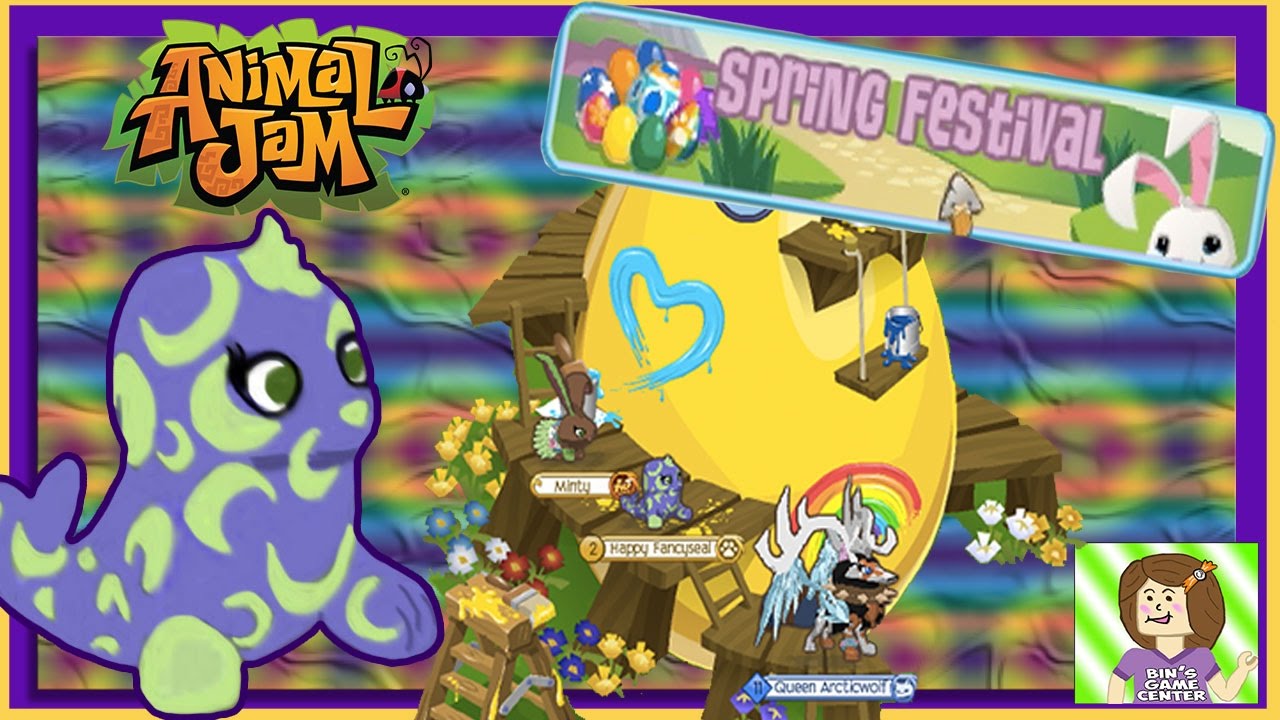 HAPPY EASTER!! ANIMAL JAM EASTER EGG HUNT PART 2!! Bins Game Center ...