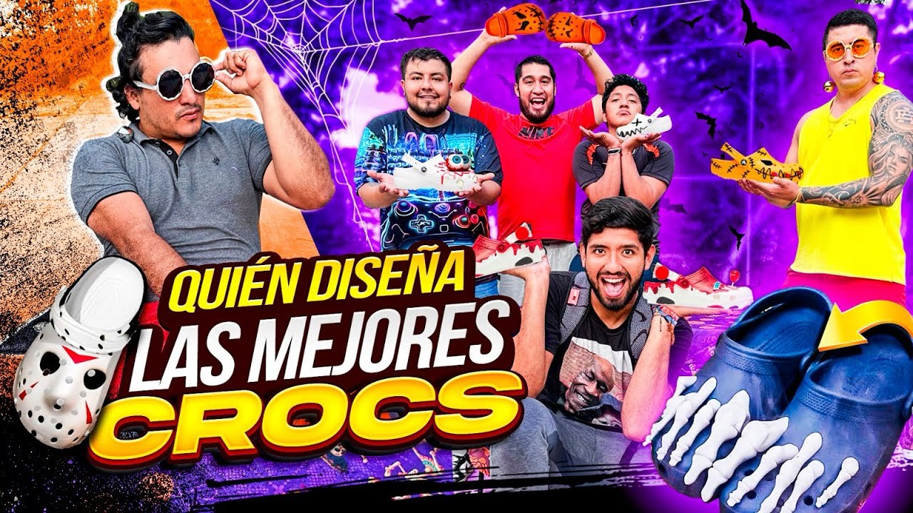QUIEN DISEÑA LAS MEJORES CROCS DEL TERROR CON EL CREW 🩴 - YouTube