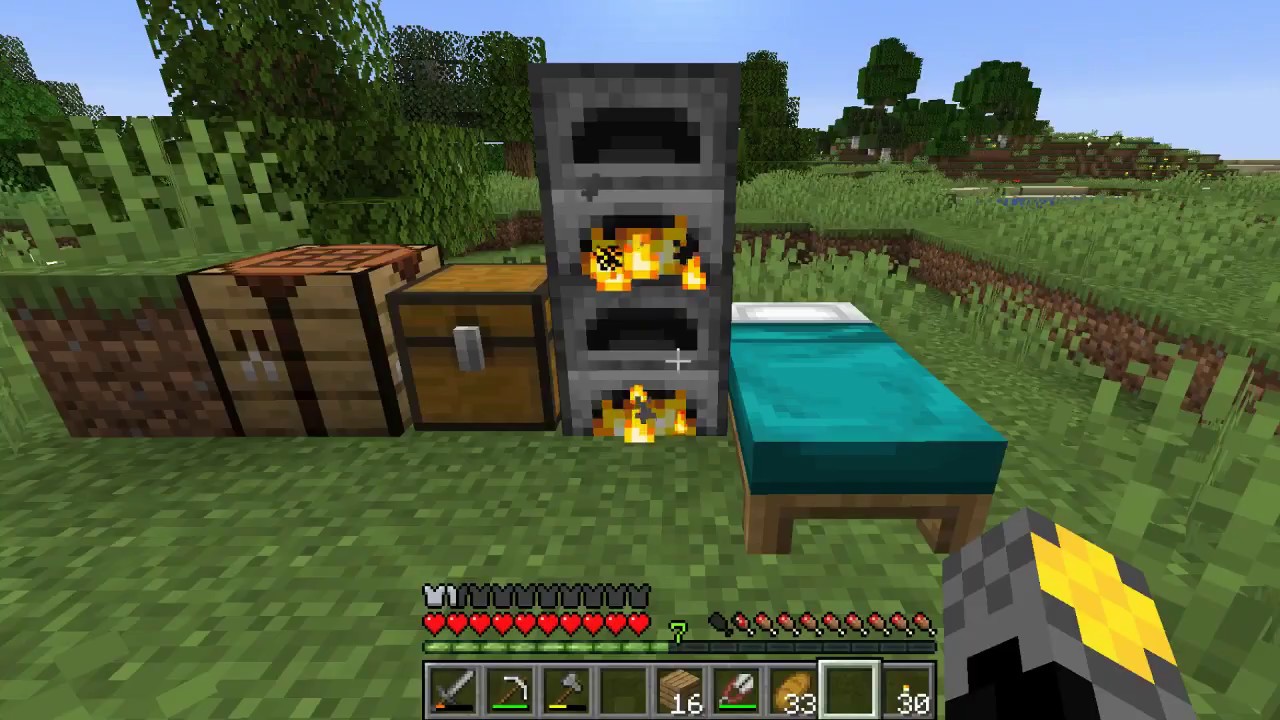 Minecraft, Survival! *Building a House!!* Part 2 - YouTube