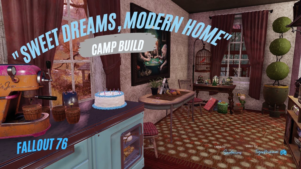 Fallout 76 Modern Camp Build with Butterfly Sanctuary 😎 #gaming - YouTube