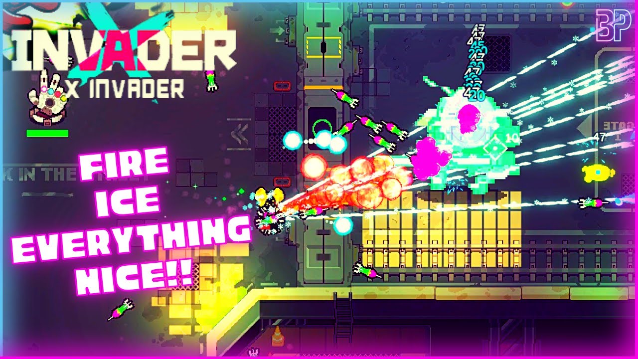 X Invader | FIRE ICE EVERYTHING NICE!! | Survivors Roguelike Gameplay ...
