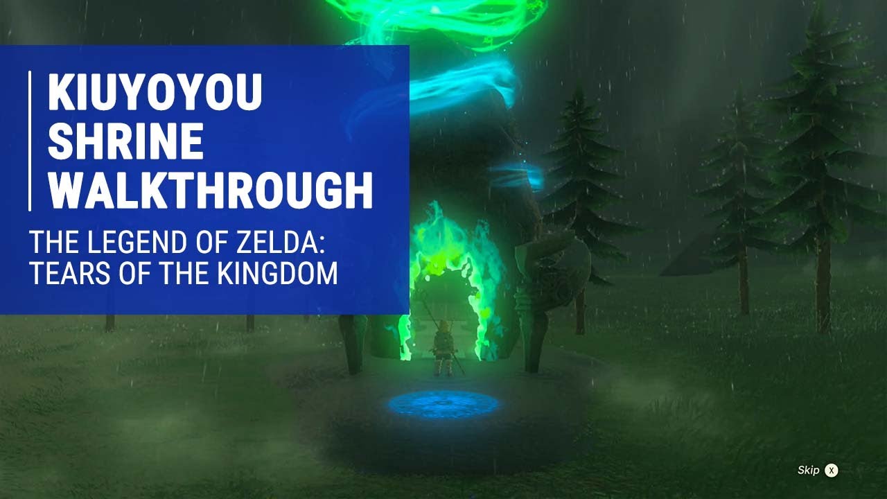 Kiuyoyou Shrine Walkthrough - Fire and Ice | The Legend Of Zelda: Tears ...