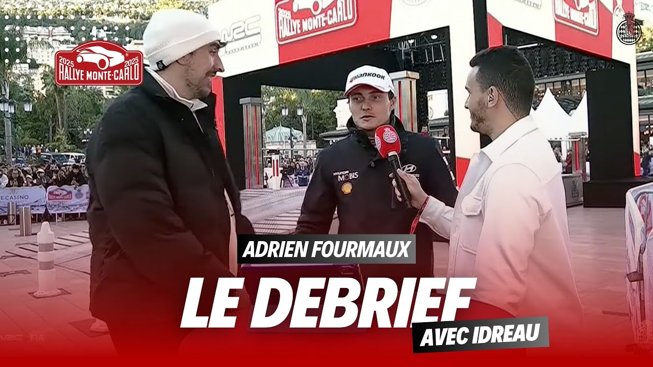 LE DEBRIEF D'ADRIEN FOURMAUX avec IDREAU | Rallye Monte-Carlo 2025 ...