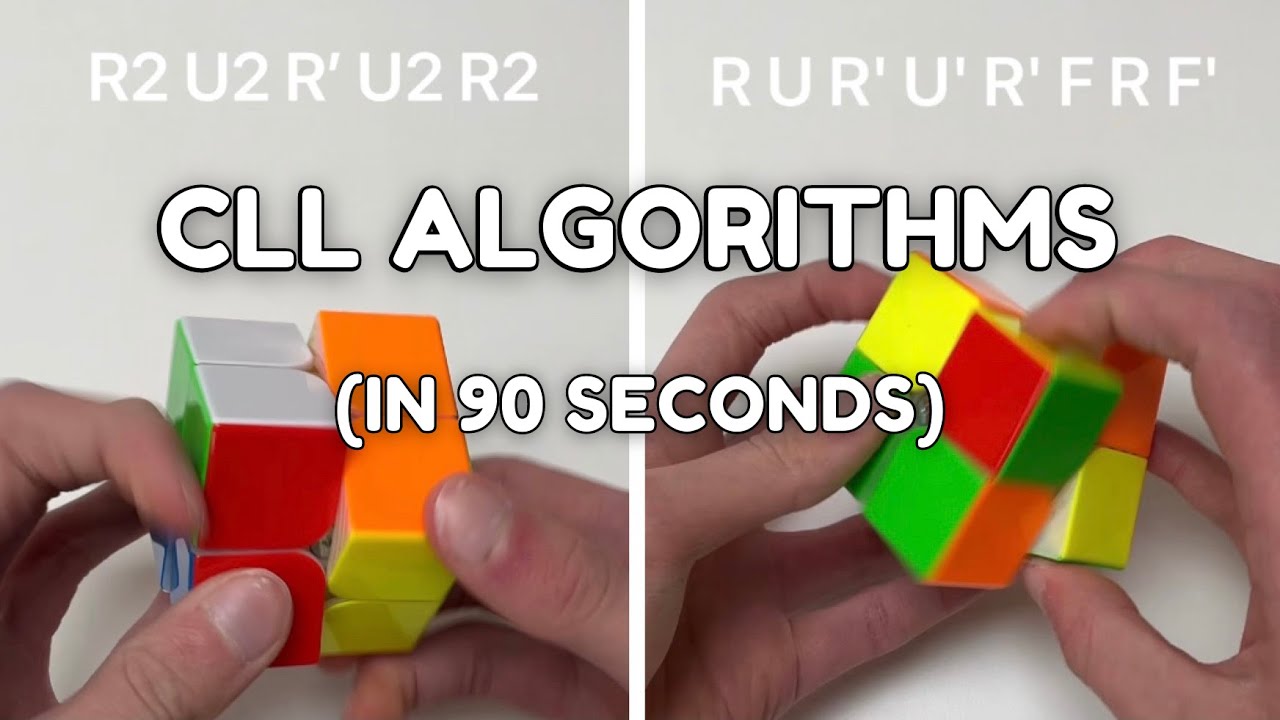 All CLL’s in 90 SECONDS (2x2 Rubik's Cube) - YouTube