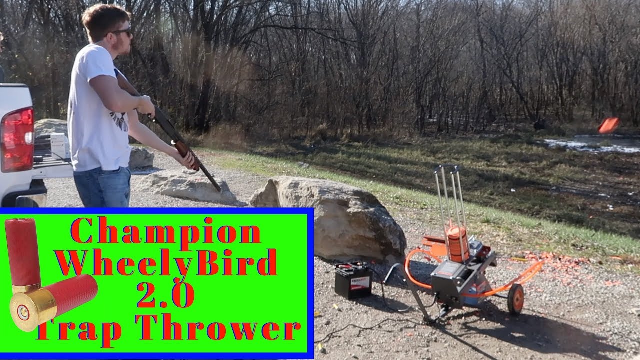 Champion WheelyBird 2.0 Trap Thrower | Review Overview - YouTube