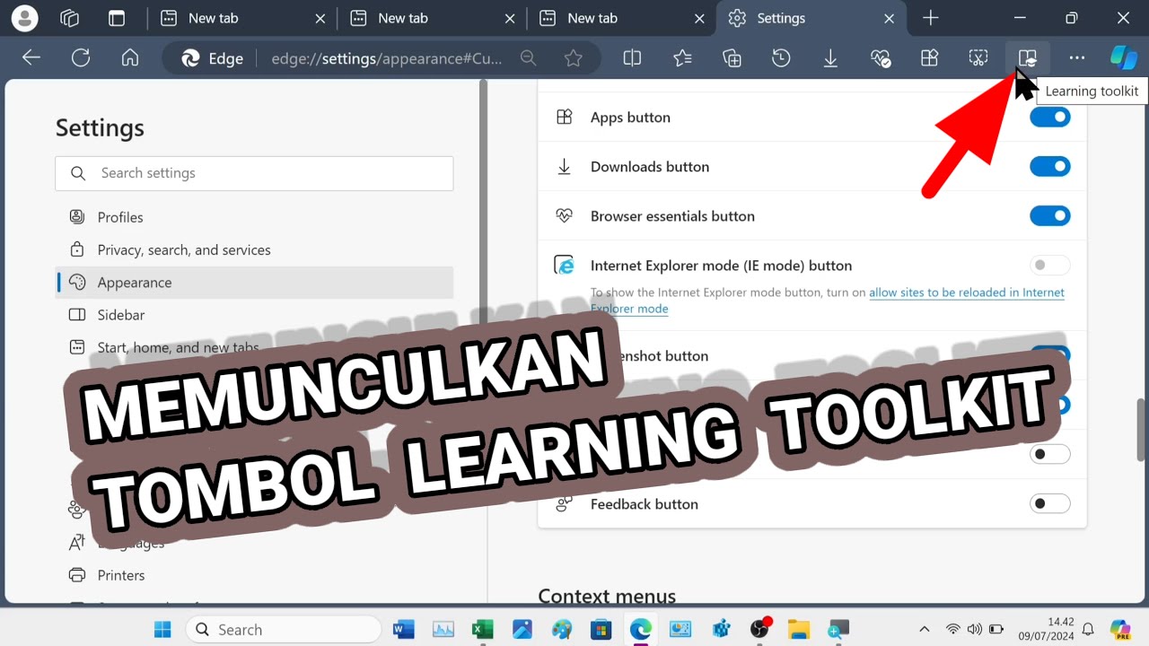 Tutorial Memunculkan Tombol Learning Toolkit (Learning Toolkit Button ...