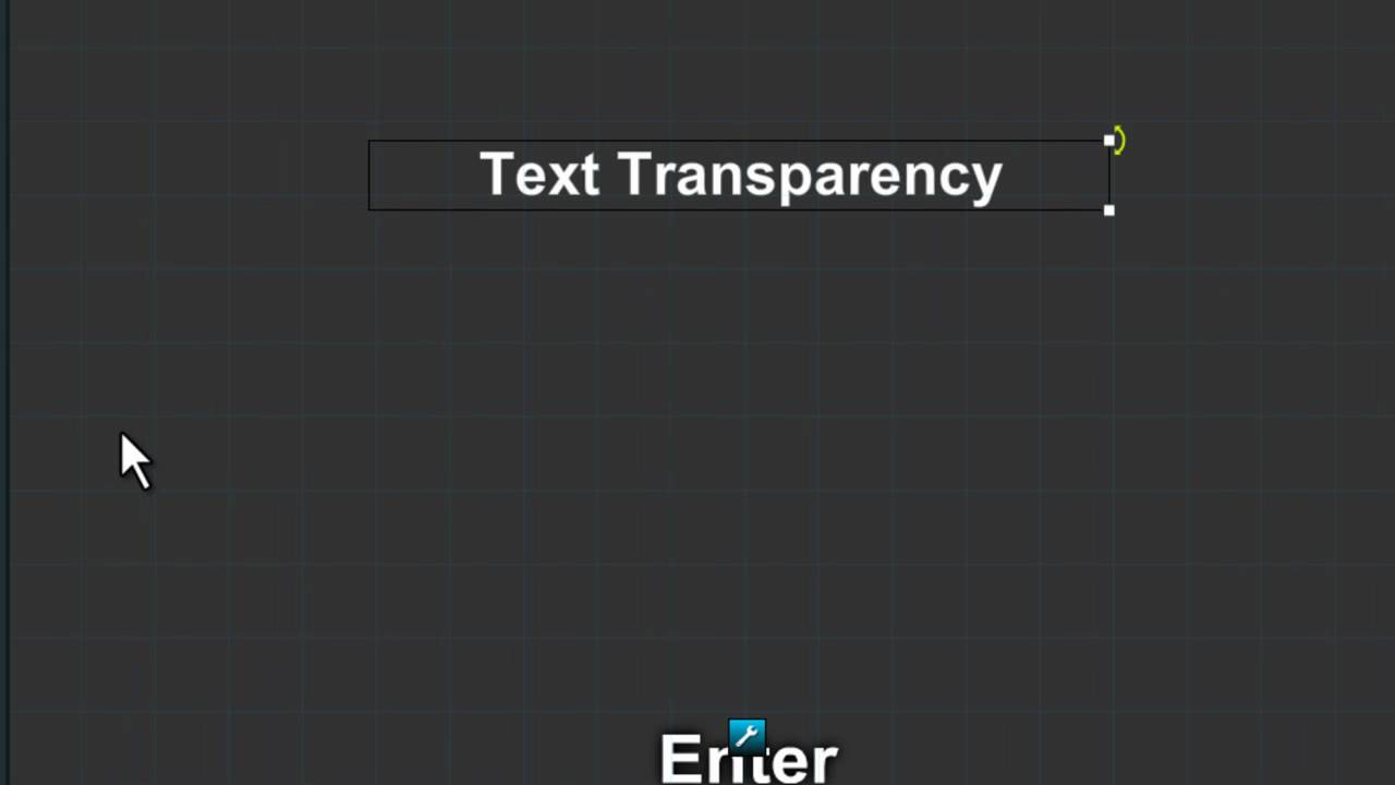 How can I set transparency to text in Trendy Site Builder - YouTube