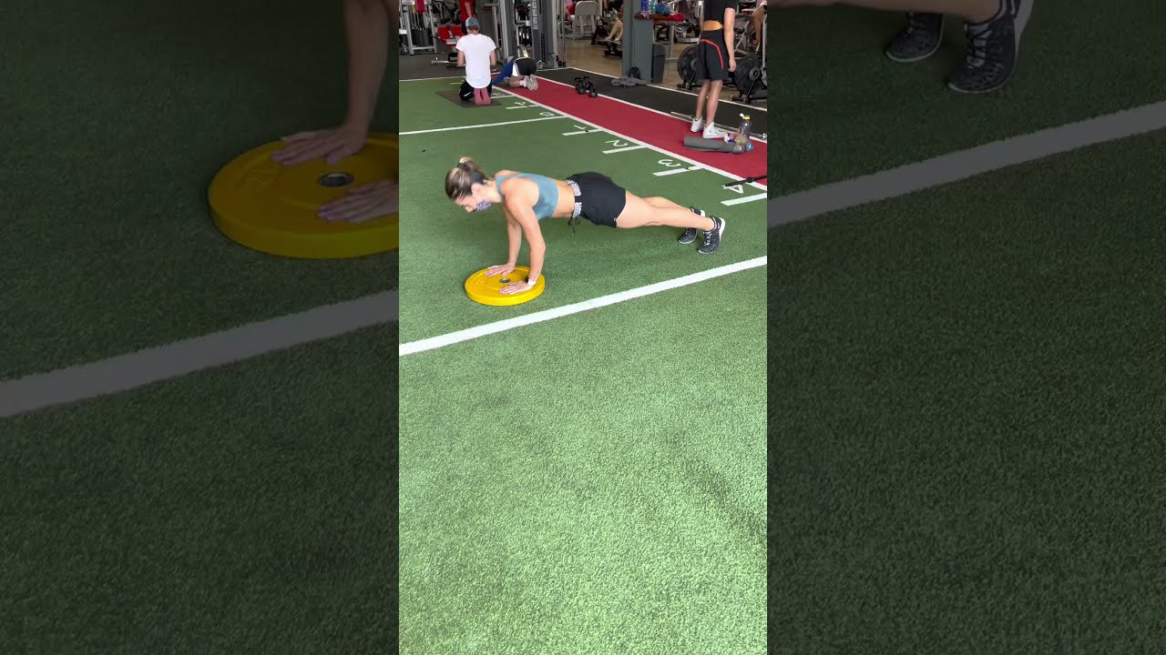 Plyo Plate Pushup - YouTube