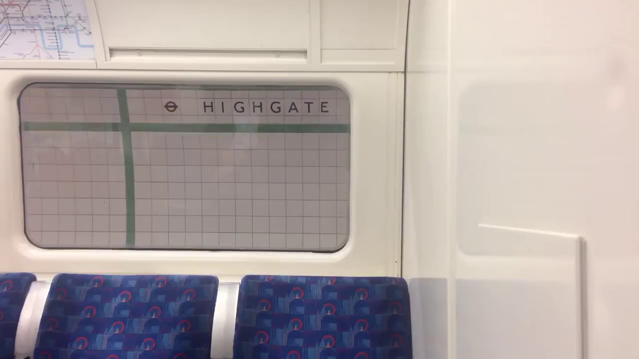 Northern line Departing at Highgate - YouTube