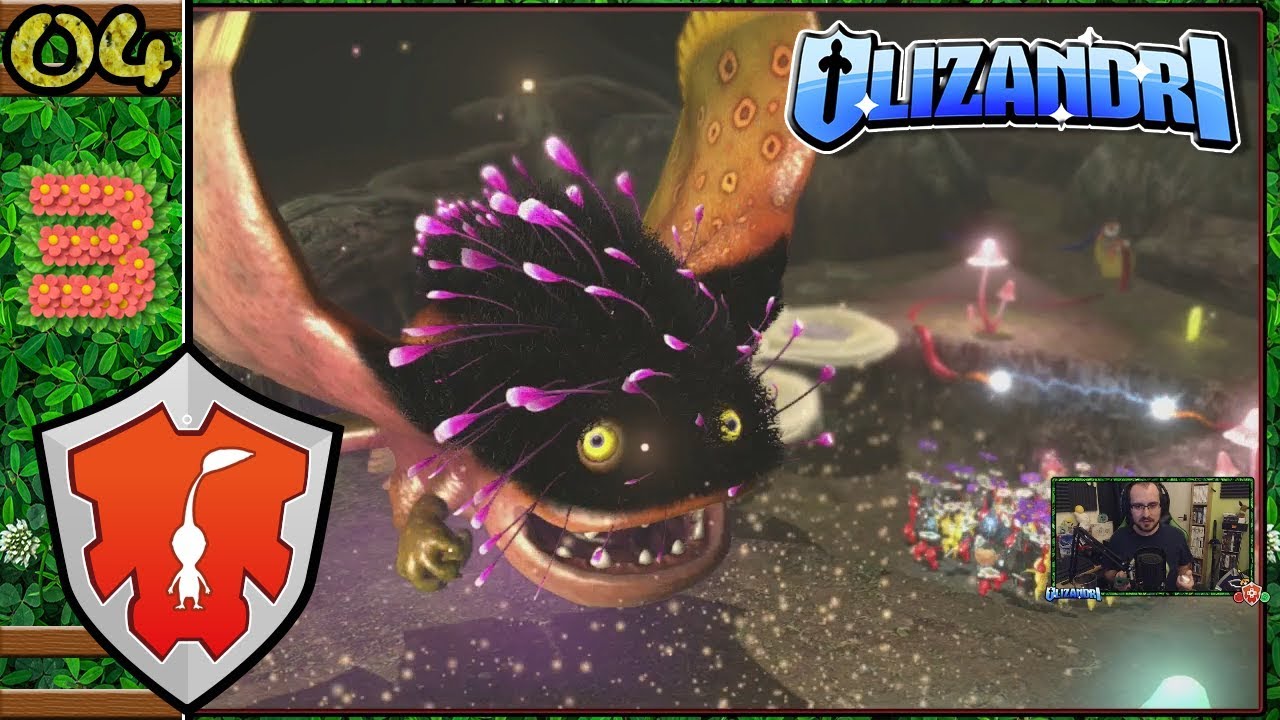 Pikmin 3 - Vehemoth Phosbat, Captain Charlie Rescue - Episode 4 - YouTube